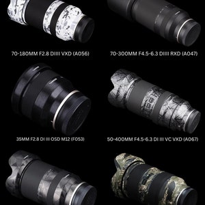 Sony Tamron Camera Lens Skins Customized Sony Tamron Camera Lens Skin ...
