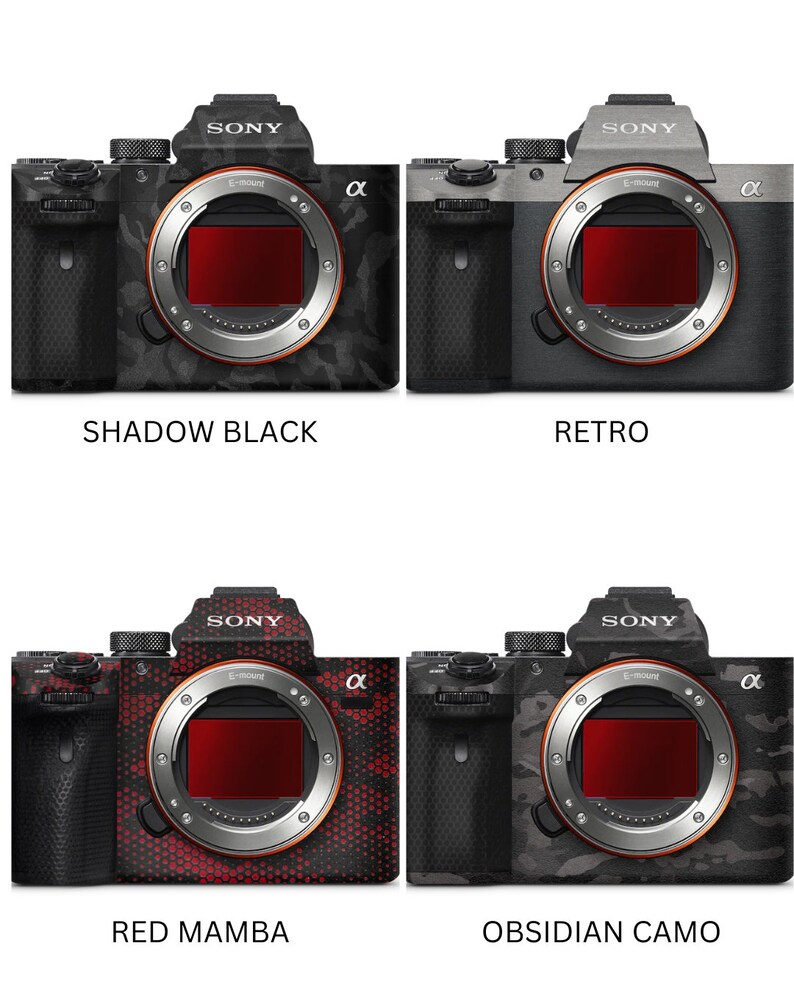 SONY FX30 Camera Skin Customized Camera Lens Skin Wraps SONY Mirrorless ...