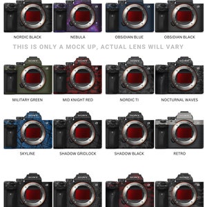 SONY Alpha Protective Skins for A1 Mirrorless Camera Skins Customized ...