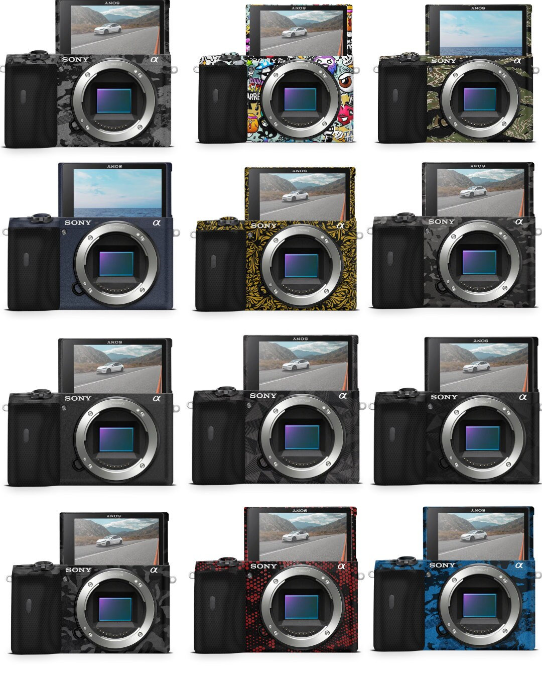 SONY A6000 A6100 A6300 A6400 A6500 A6600 A6700 Camera Skins Customized ...