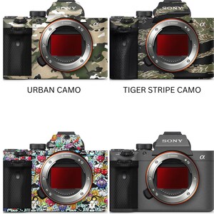 SONY Alpha Protective Skins for A1 Mirrorless Camera Skins Customized ...