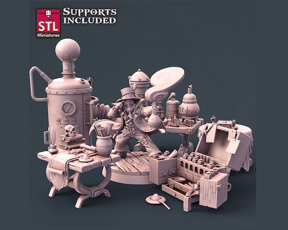 Alchemist Set With NPC and Workshop for Dnd and Fantasy - Etsy