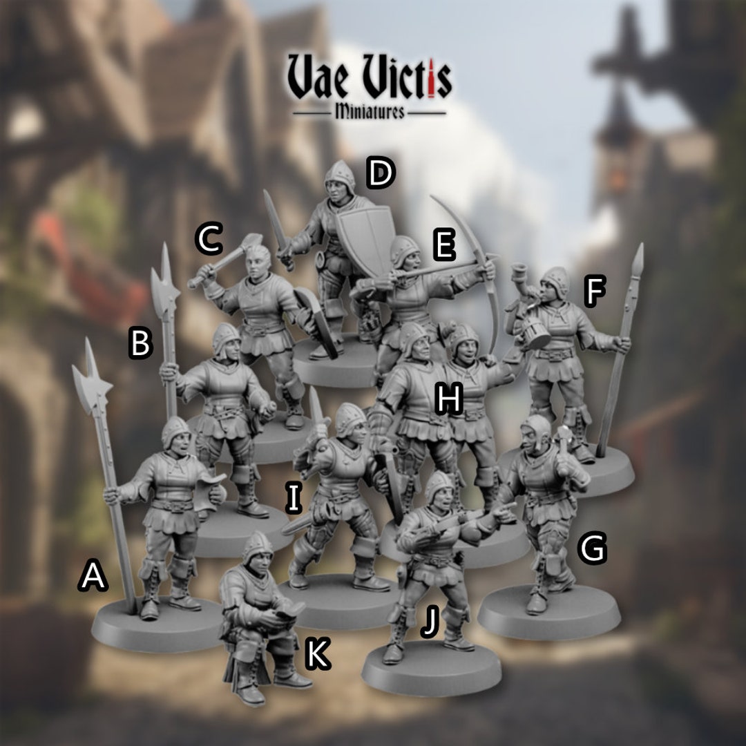 City Guard Bundle for Dnd and Tabletop | Vae Victis - Etsy