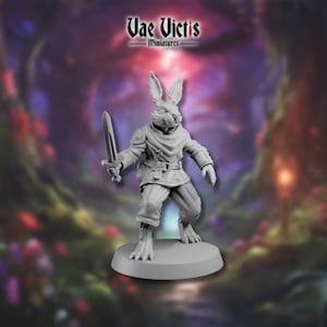 Modular Harengon Warrior From Vae Victis 3D Model Tabletop Miniature ...