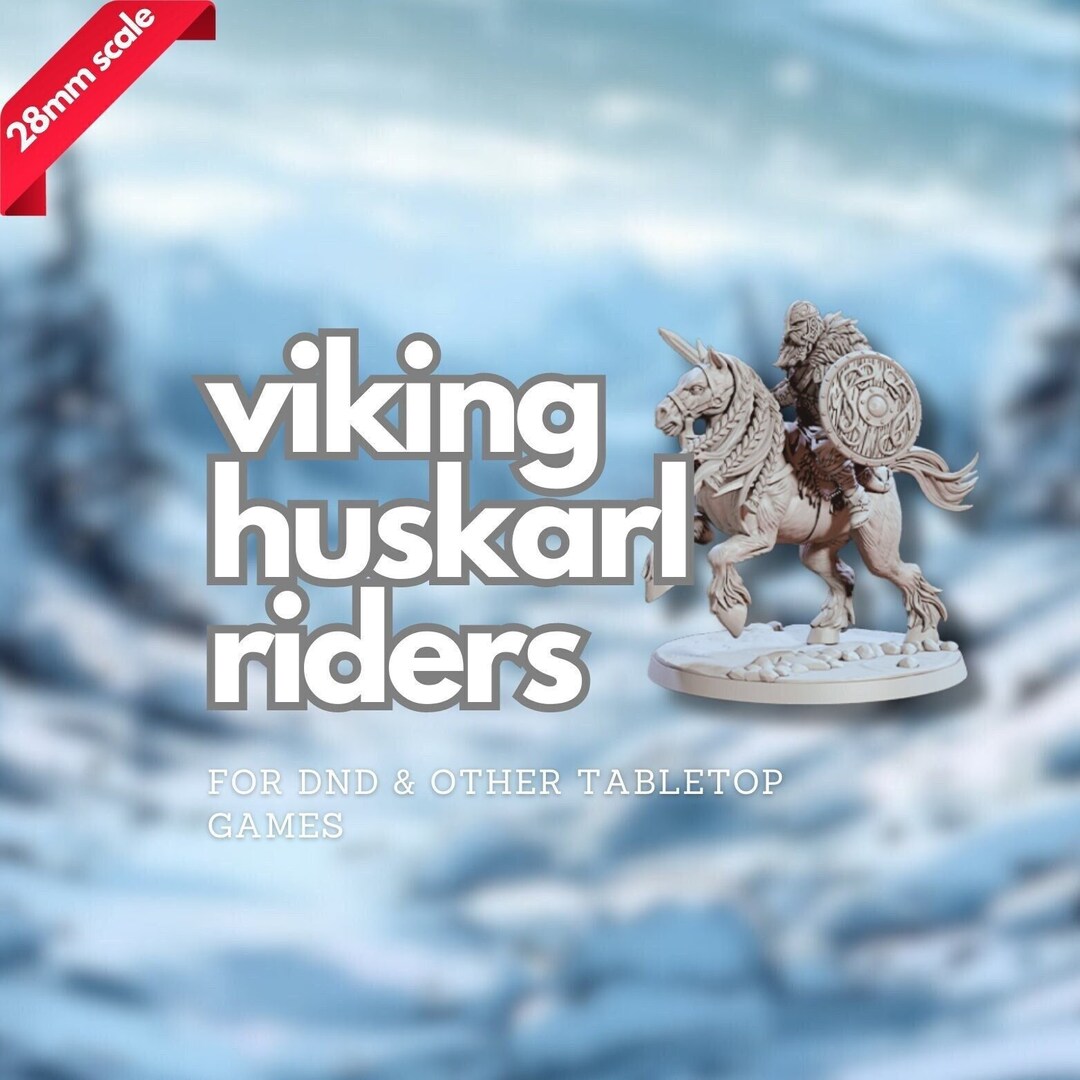 Male and Female Mounted Viking Warriors Berserker Barbarians - Etsy