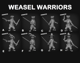 Dnd Weasel Miniatures - Etsy