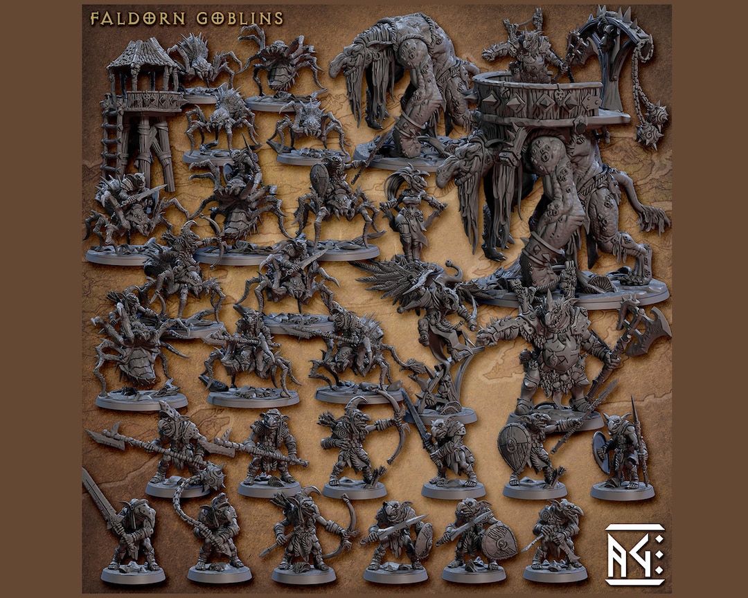 Faldorn Goblins Norse Mythology | 28mm Modular Kobold Miniatures for ...