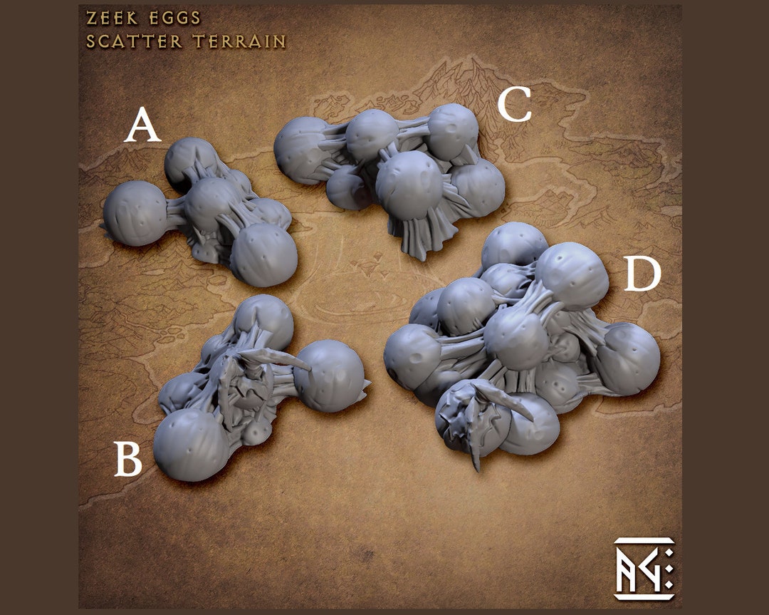 Spider Cocoon or Eggs | Spider Cave Eggsack for Dnd and Tabletop ...