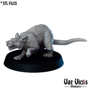 Giant Rats From Vae Victis | 3D Model | Tabletop Miniature | Dnd ...