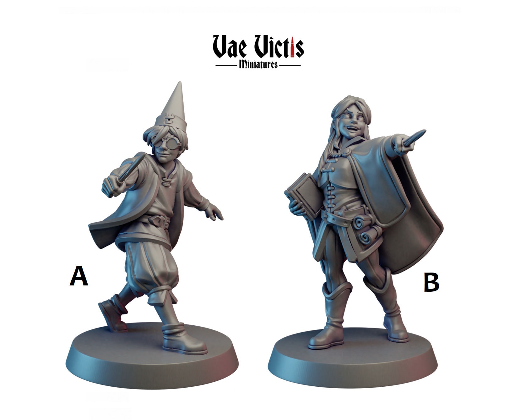 Wizard Apprentice Young Mage Miniature for Dnd and Fantasy - Etsy