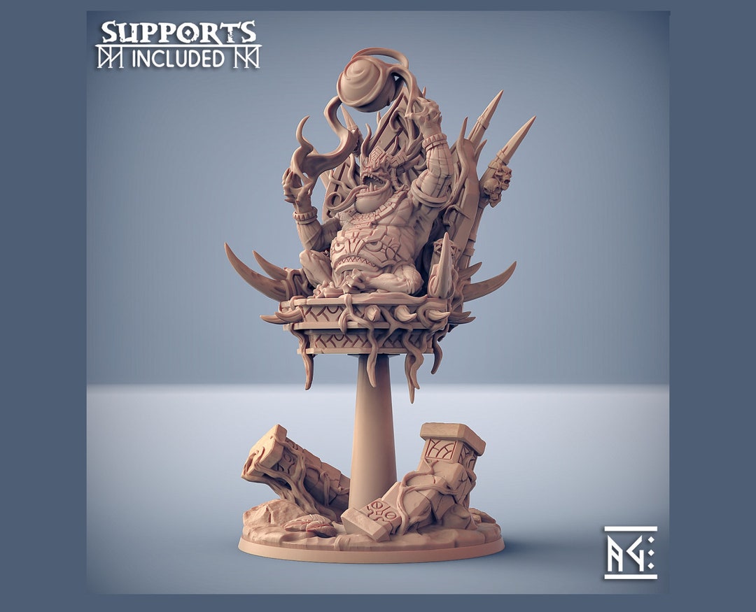 Mighty Frog Mage on Flying Throne From Artisan Guild | 3D Model ...
