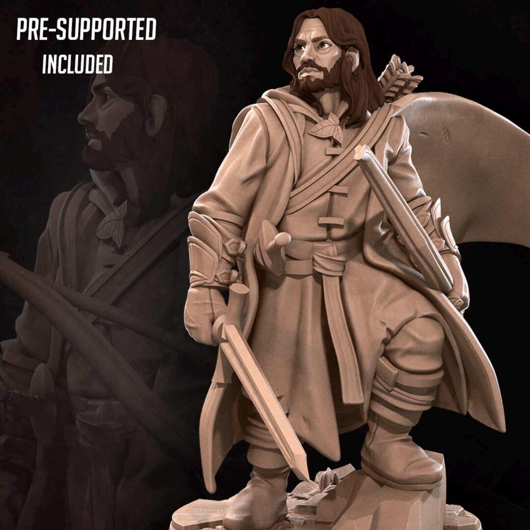 Human Ranger 28 Mm Miniatures for Dnd and Other Tabletops Such as MESBG ...