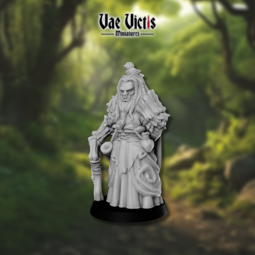 Wise Orc Druid From Vae Victis | 3D Model | Tabletop Miniature | Dnd ...