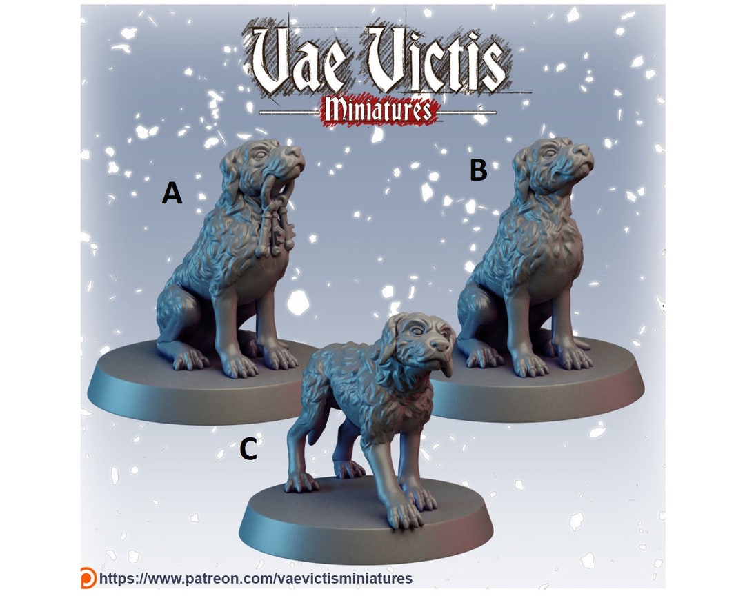 Guard Dog With Key From Vae Victis | 3D Model | Tabletop Miniature ...