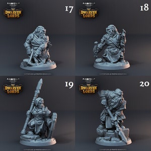 The Dwarven Lords | Dwarf Warrior Miniatures for Dnd and Fantasy ...