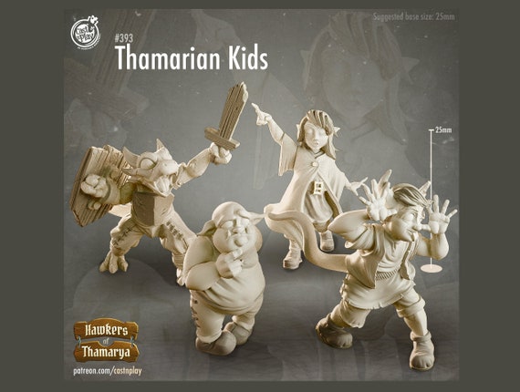 NPC Commoner Children or Young Adventurer Orphans for Dnd and - Etsy