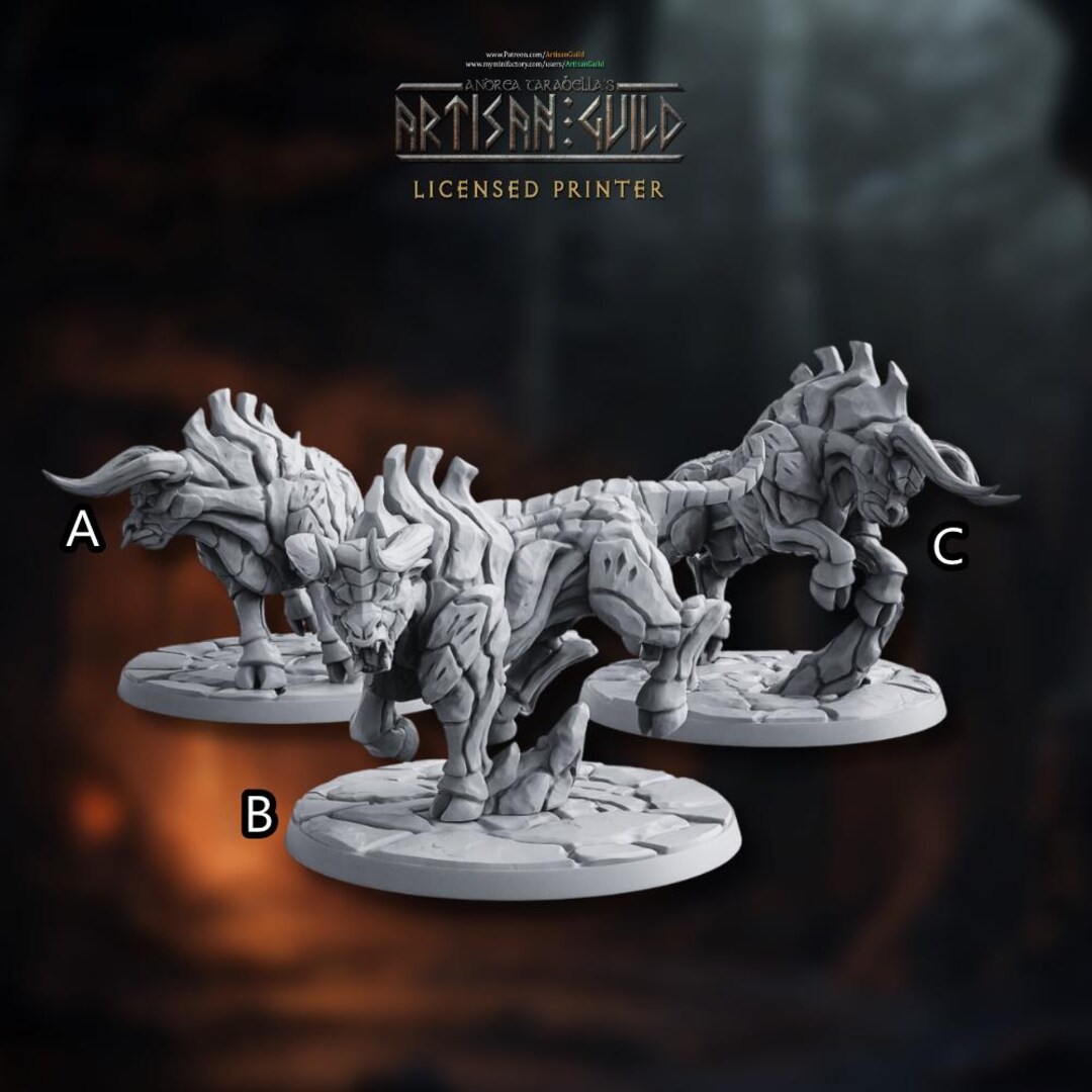 Raging Bull Gorgon 28 Mm Metal Bull Construct Miniature for Dnd and ...