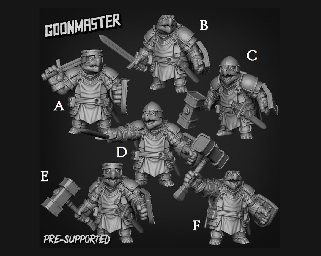 Tortle Warrior and Cleric | Humanoid Turtle Animalfolk for Dnd and ...