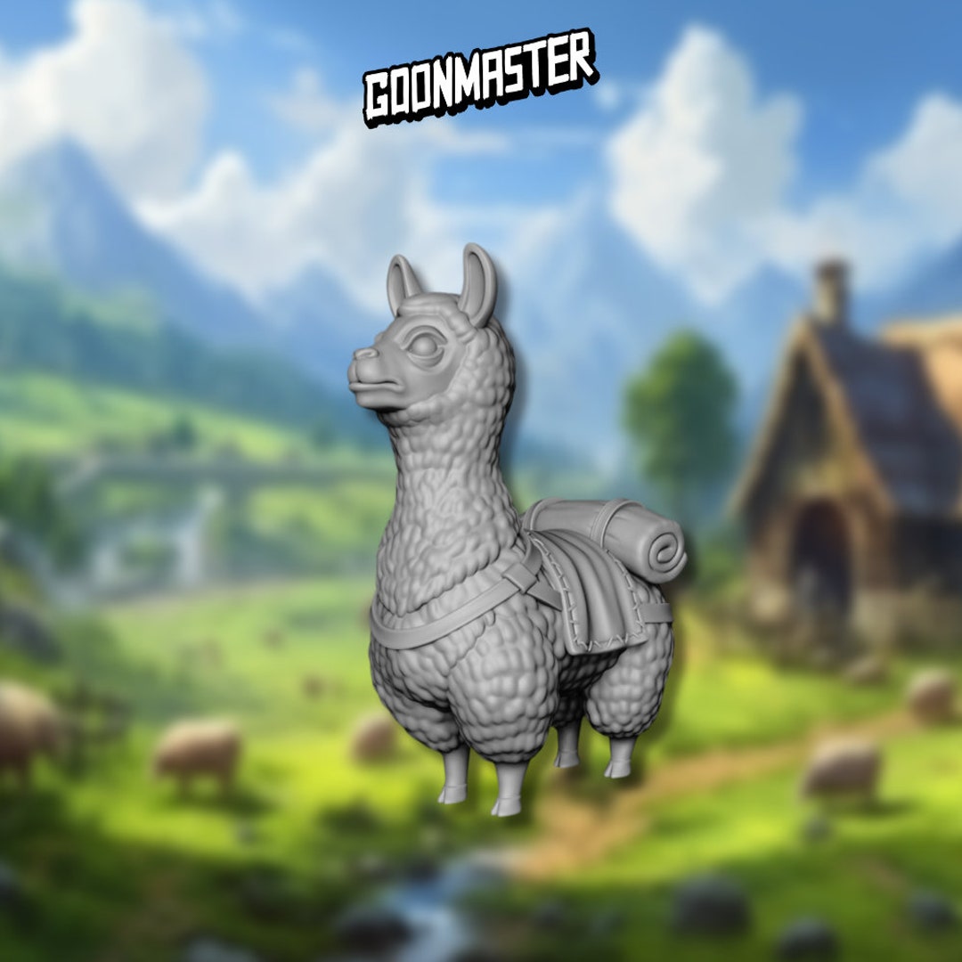 Pack Alpaca From Goonmaster | 3D Model | Tabletop Miniature | Dnd ...