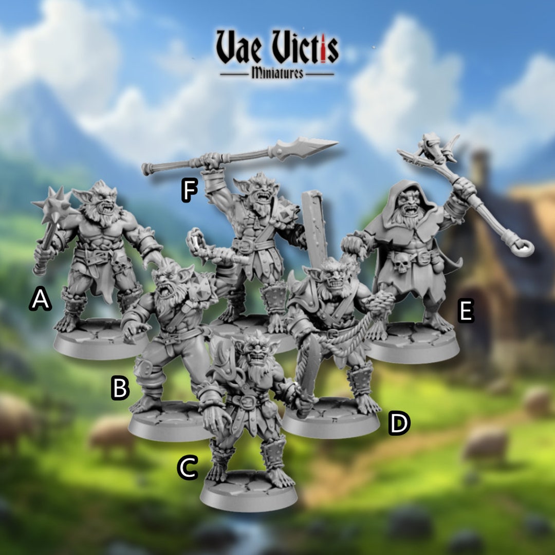 Bugbear Miniature Tribe Modular Bundle | Classic Monster Mini for Dnd ...