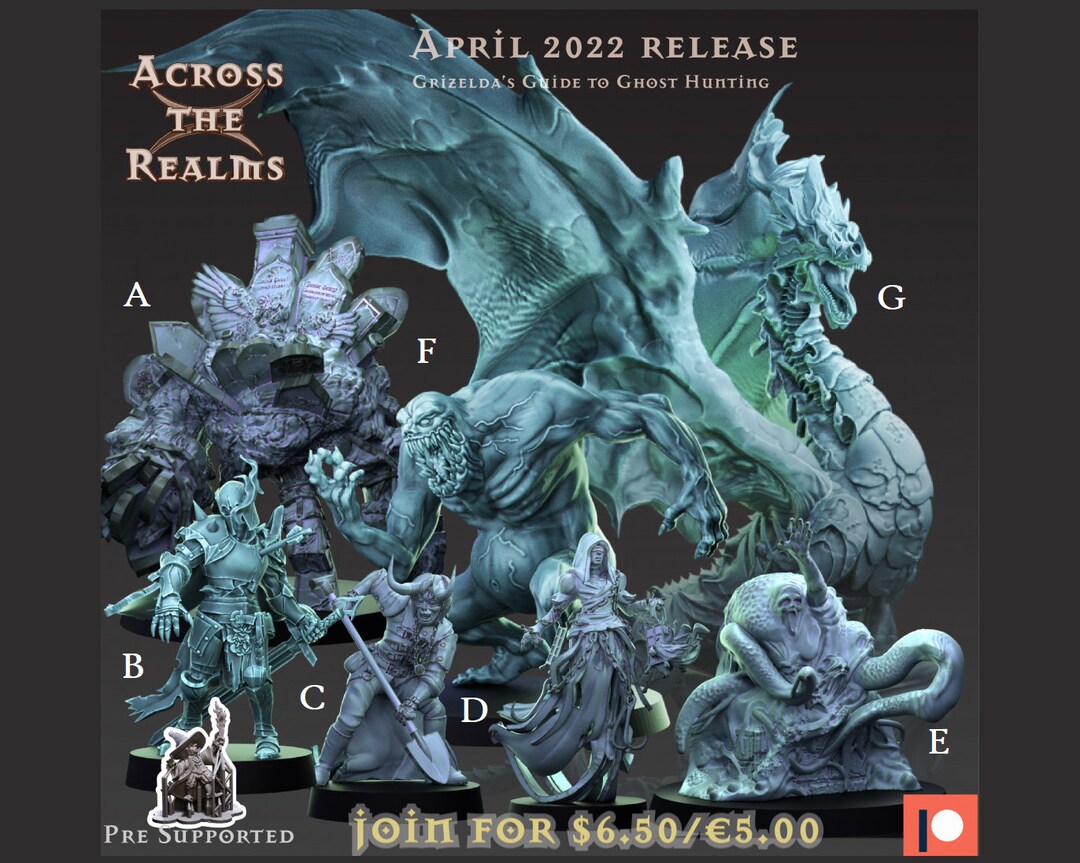 Graveyard Monsters | Undead Miniature for Dnd and Tabletop | Grizelda's ...