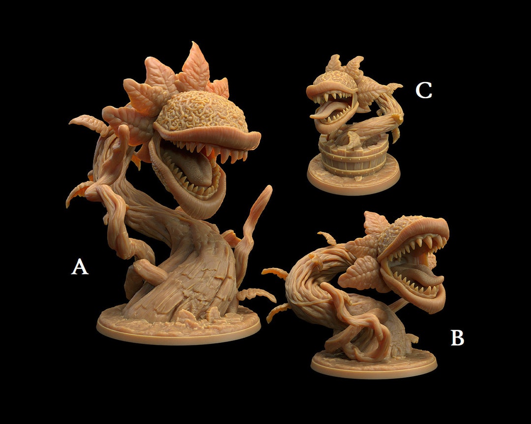 Carnivorous Plant Maneater Flower Halloween Weird World Dragon Trappers ...