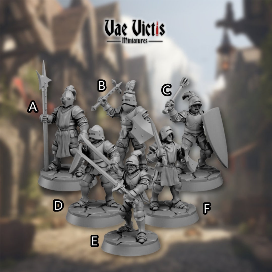 Royal Knight or City Guard in Armor | Squire or Old Veteran ...