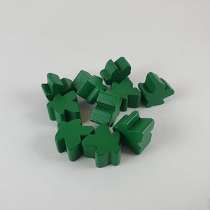 Meeple Game Piece Wood | Different Colors | Tabletop Board Game Token ...