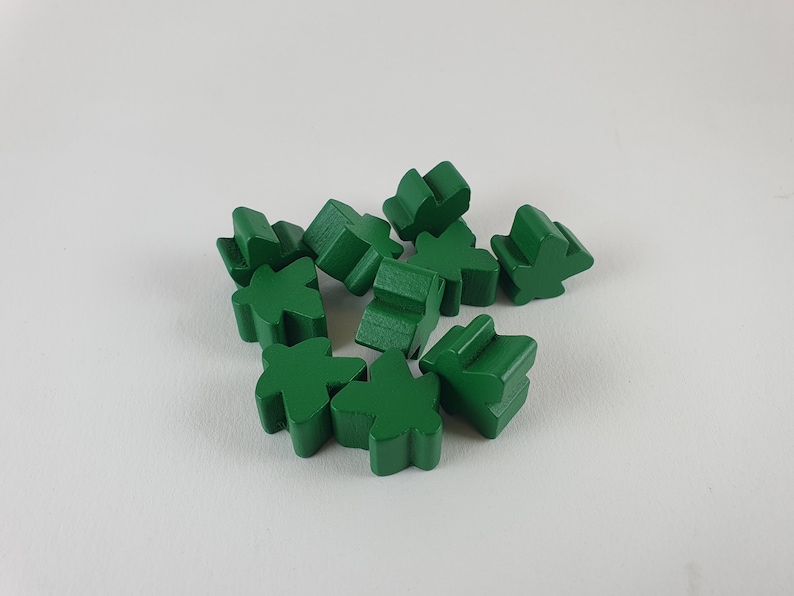 Meeple Game Piece Wood Different Colors Tabletop Board - Etsy