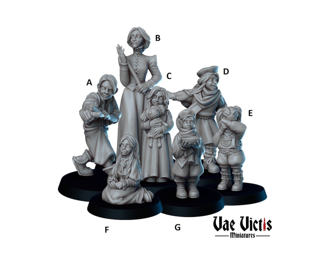 Orphanage Miniatures From Vae Victis | 3D Model | Tabletop Miniature ...
