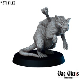 Giant Rats From Vae Victis | 3D Model | Tabletop Miniature | Dnd ...