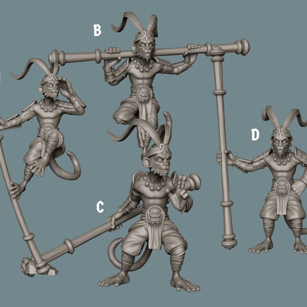 Monk Monkey King - Etsy