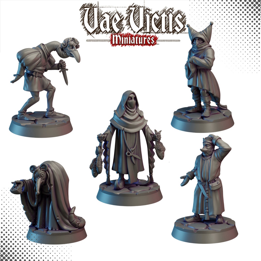 Strange and Mysterious NPC or Characters 28 Mm Quest Giver Miniature ...