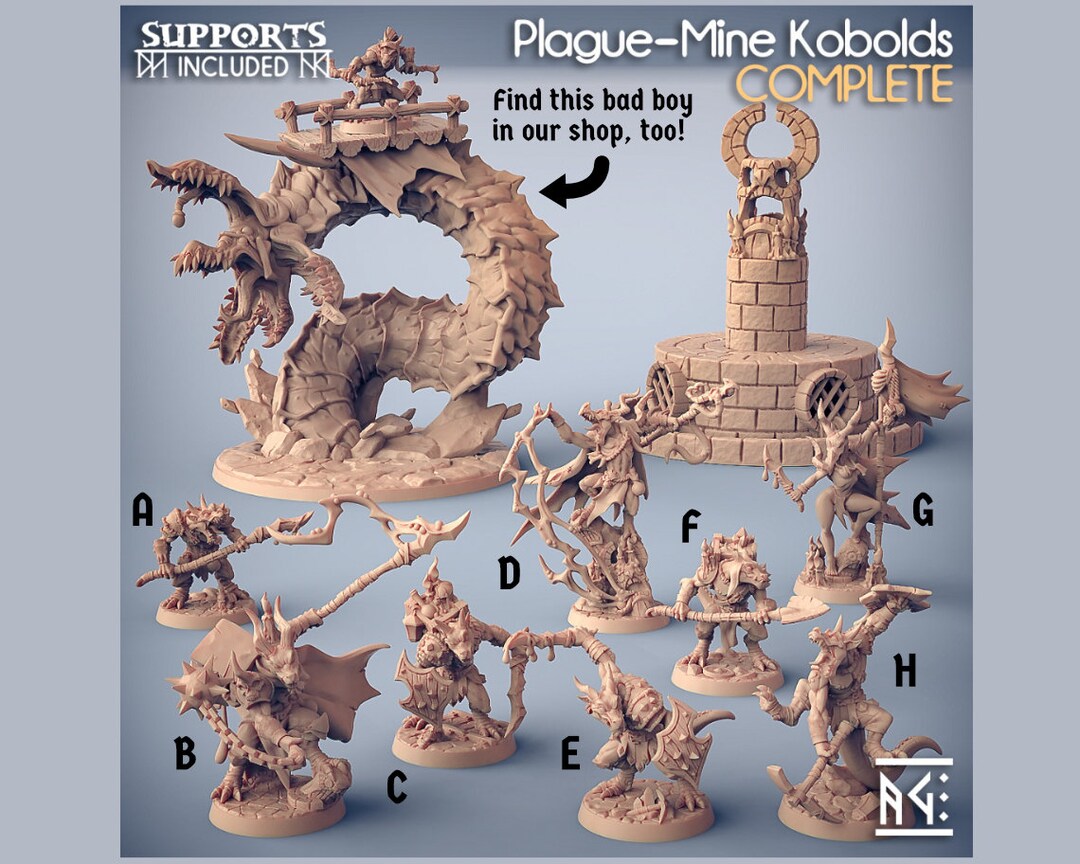 Kobold Clan Miniatures From Artisan Guild | 3D Model | Tabletop ...