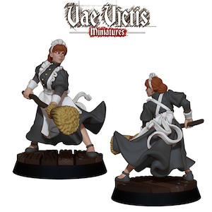 Servant and Maid Miniature for Dnd and Other Tabletop Games | Vae ...