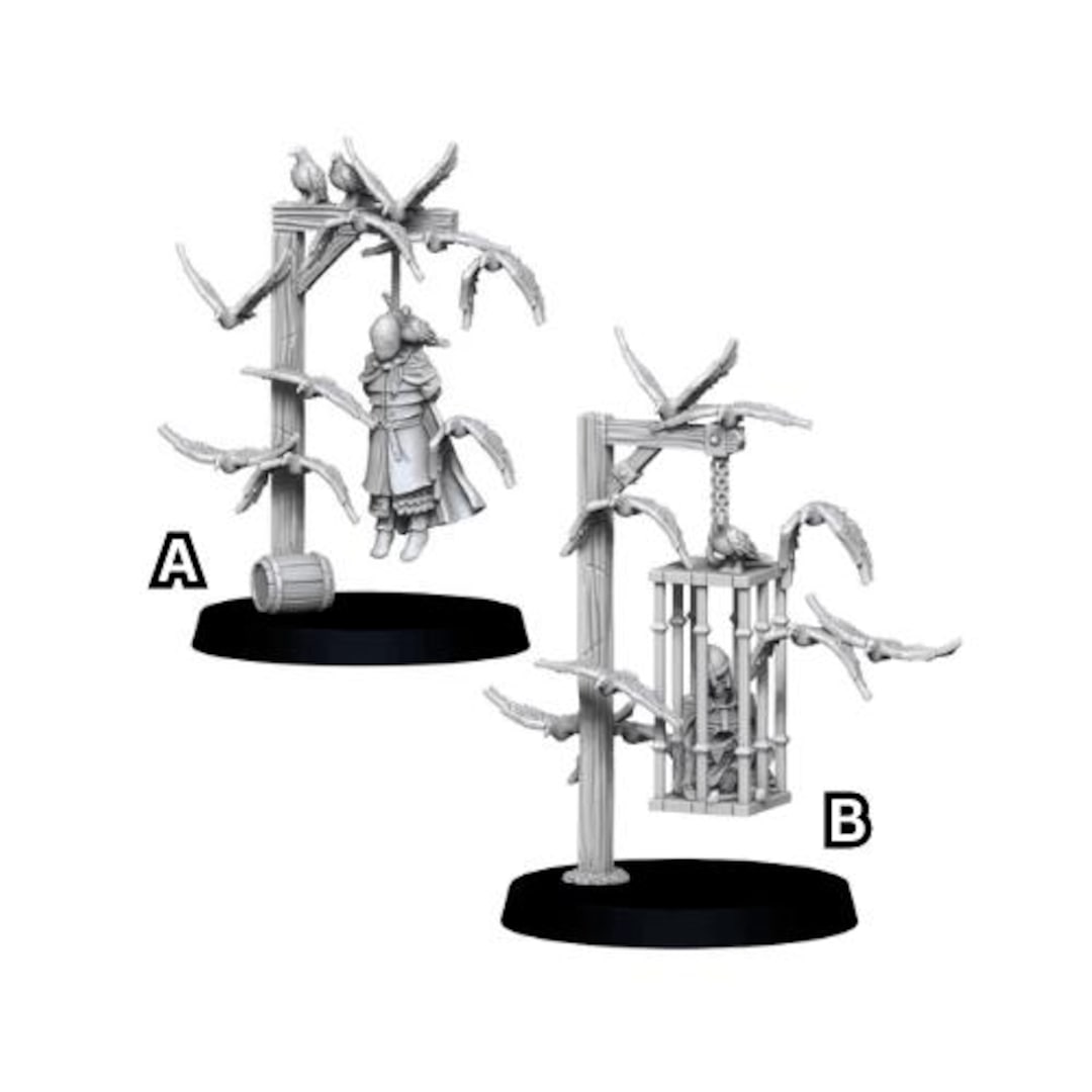 Gallows With Crows | Feast of Crows 28 Mm 3D Printed Miniatures ...