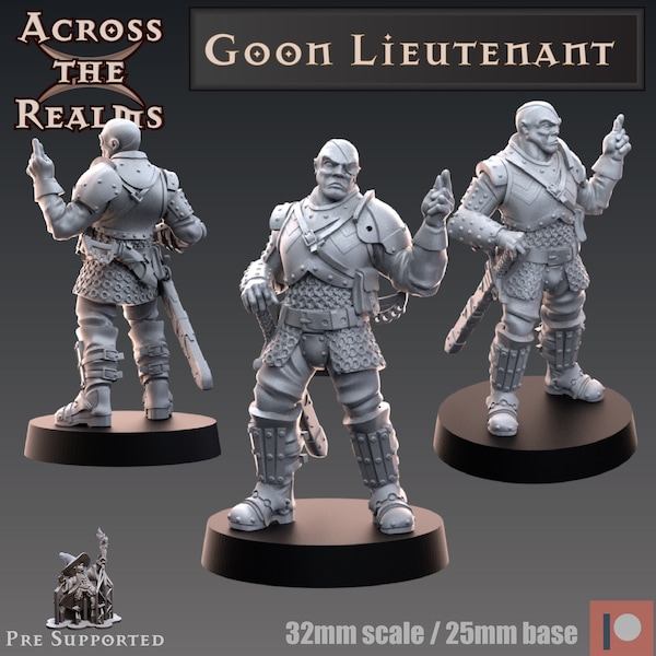 Goon Lieutenant - Etsy