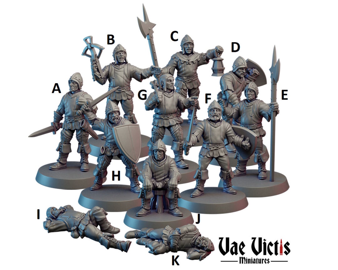 City Guard Bundle for Dnd and Tabletop Vae Victis - Etsy