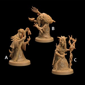 Ugly Swamp Witch Sisters Bog Hag Monster Miniature for Dnd - Etsy