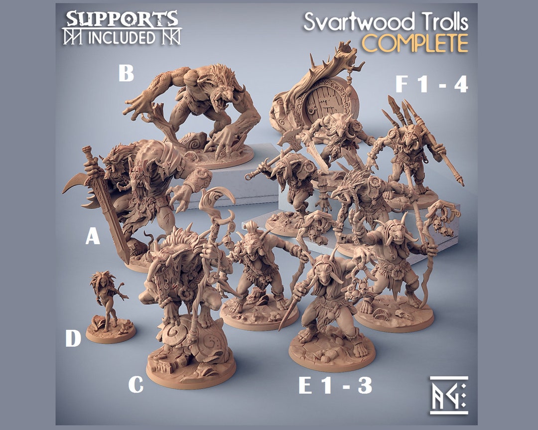 Norse Troll Tribe svartwood Artisan Guild - Etsy