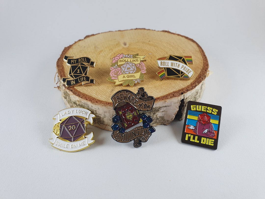 Pin Badge Set for Dnd and Other Pen & Paper Roleplaying Games | Gifts ...