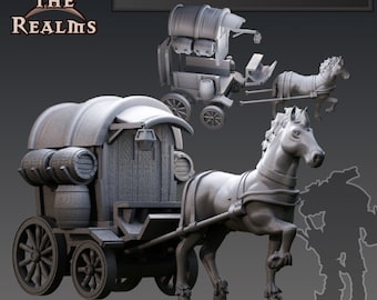 Dnd Cart With Horse - Etsy