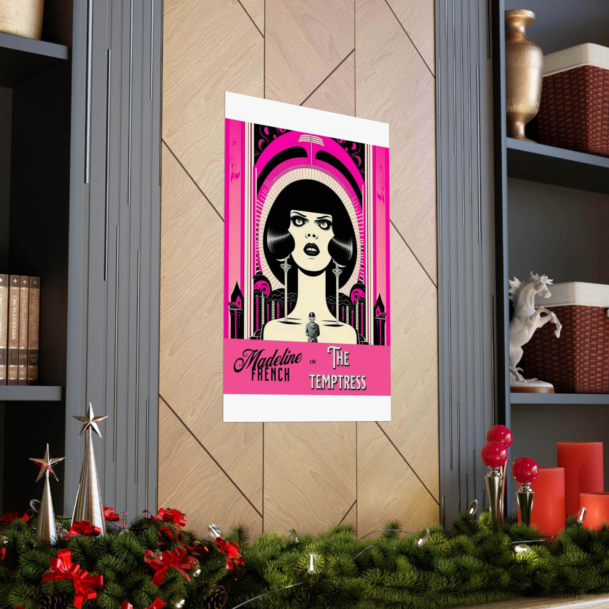 Enchanting Shadows: the Temptress' Haunting Matte Vertical Posters - Etsy