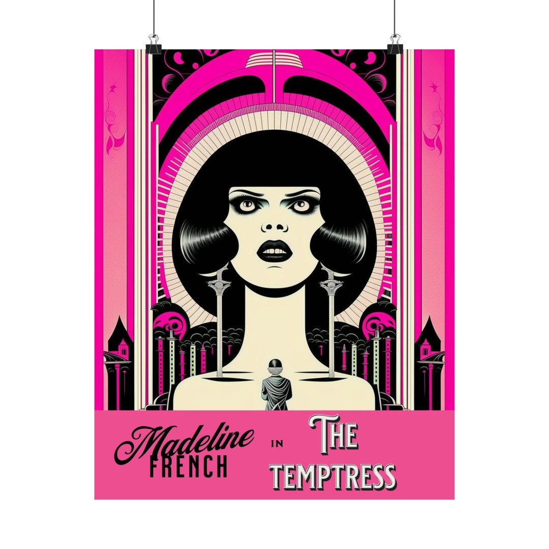 Enchanting Shadows: the Temptress' Haunting Matte Vertical Posters - Etsy