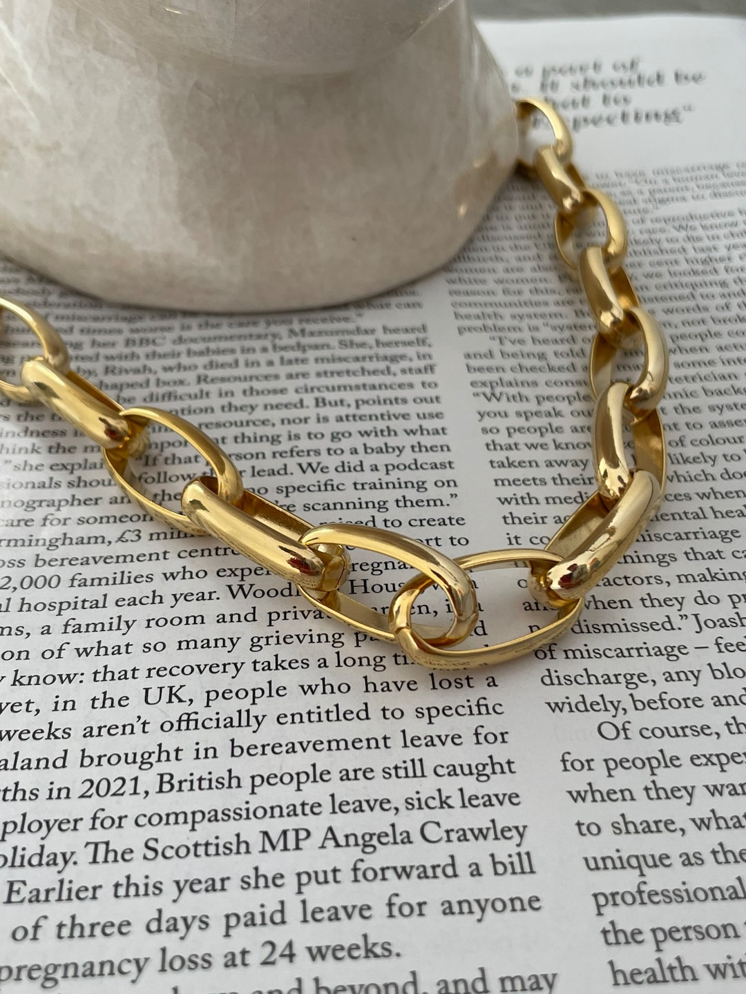 Oversized Link Chain, Gold Chunky Chain, Chunky Cable Choker, Chunky ...