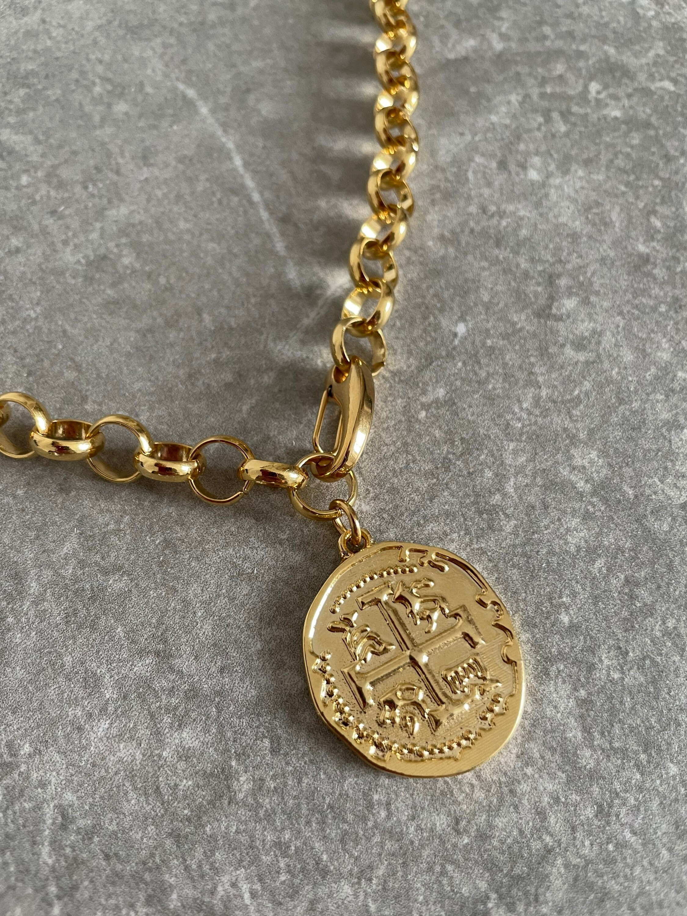 Gold Statement Necklace Gold Chunky Chain Necklace Layered - Etsy