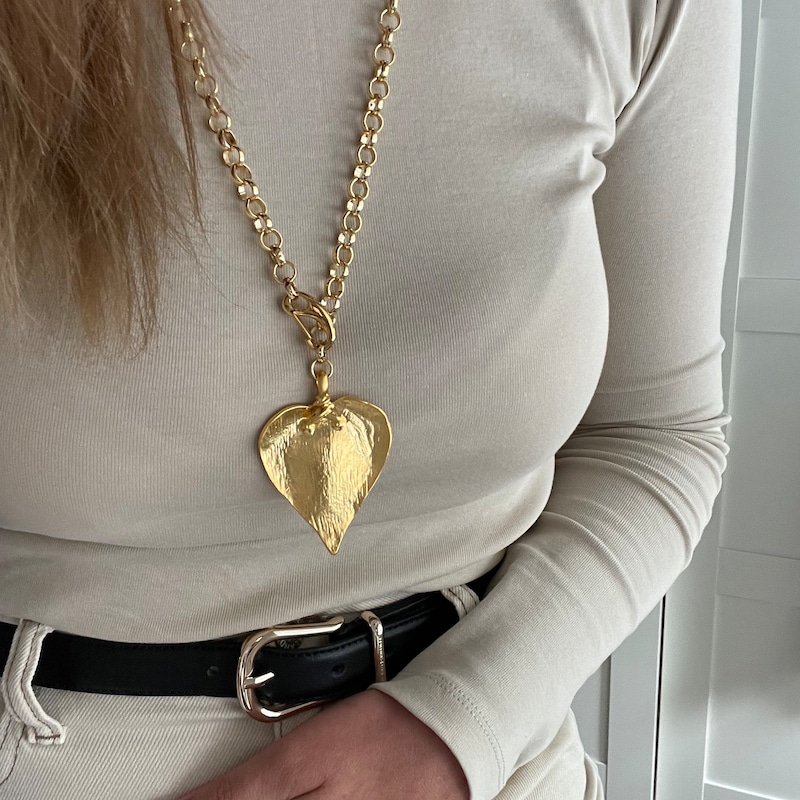 Chunky Long Necklace - Etsy