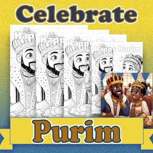 Happy Purim Queen Esther Coloring Page With Bible Based I Am ...