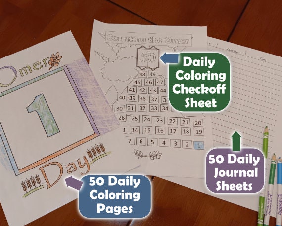 Ultimate Omer Counter Bible Study Pack: 50-day Journey to Shavuot With ...