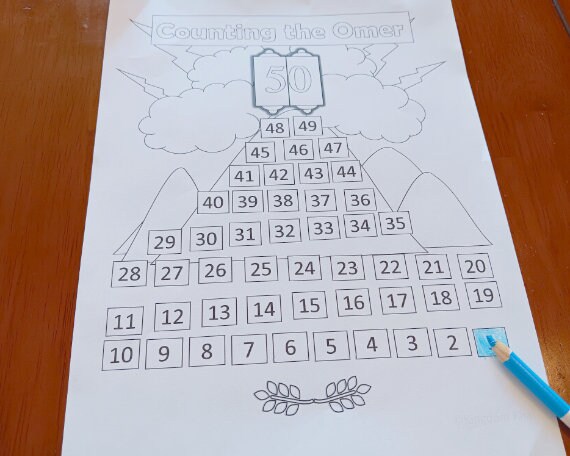 Ultimate Omer Counter Bible Study Pack: 50-day Journey to Shavuot With ...